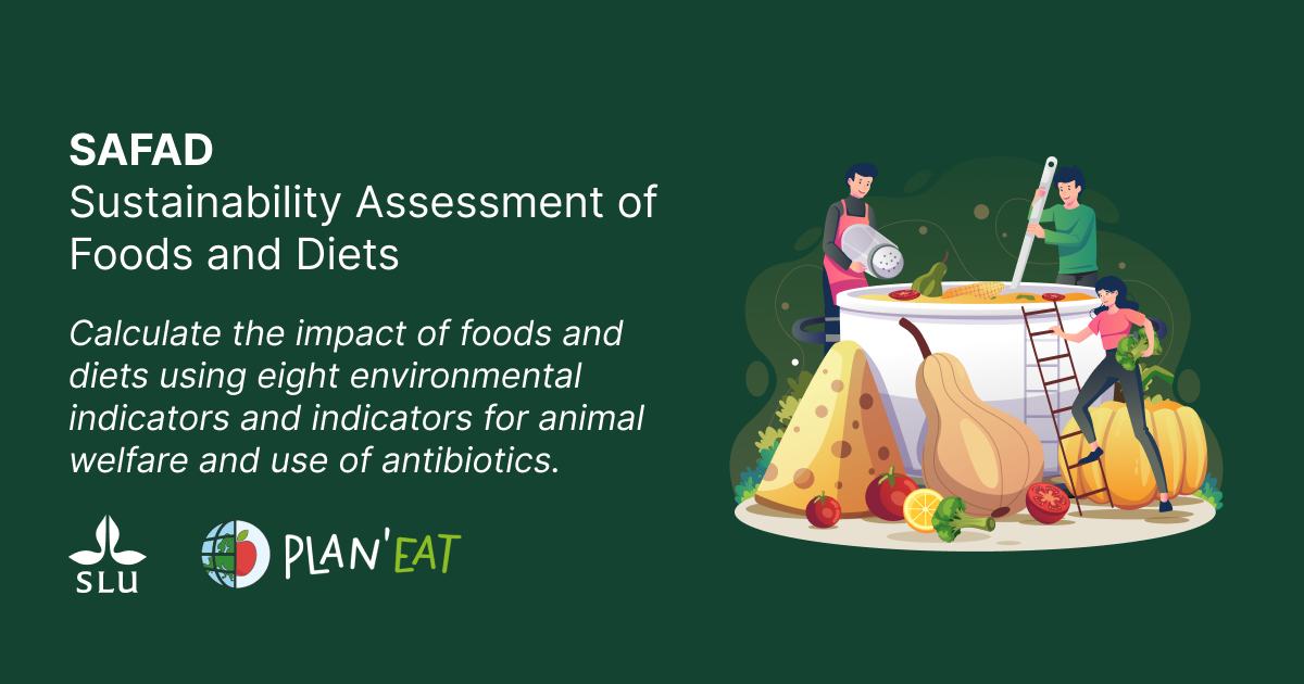 SLU SAFAD | Sustainability Assessment of Foods and Diets